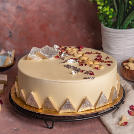 Mango Velvet Cake (Eggless)